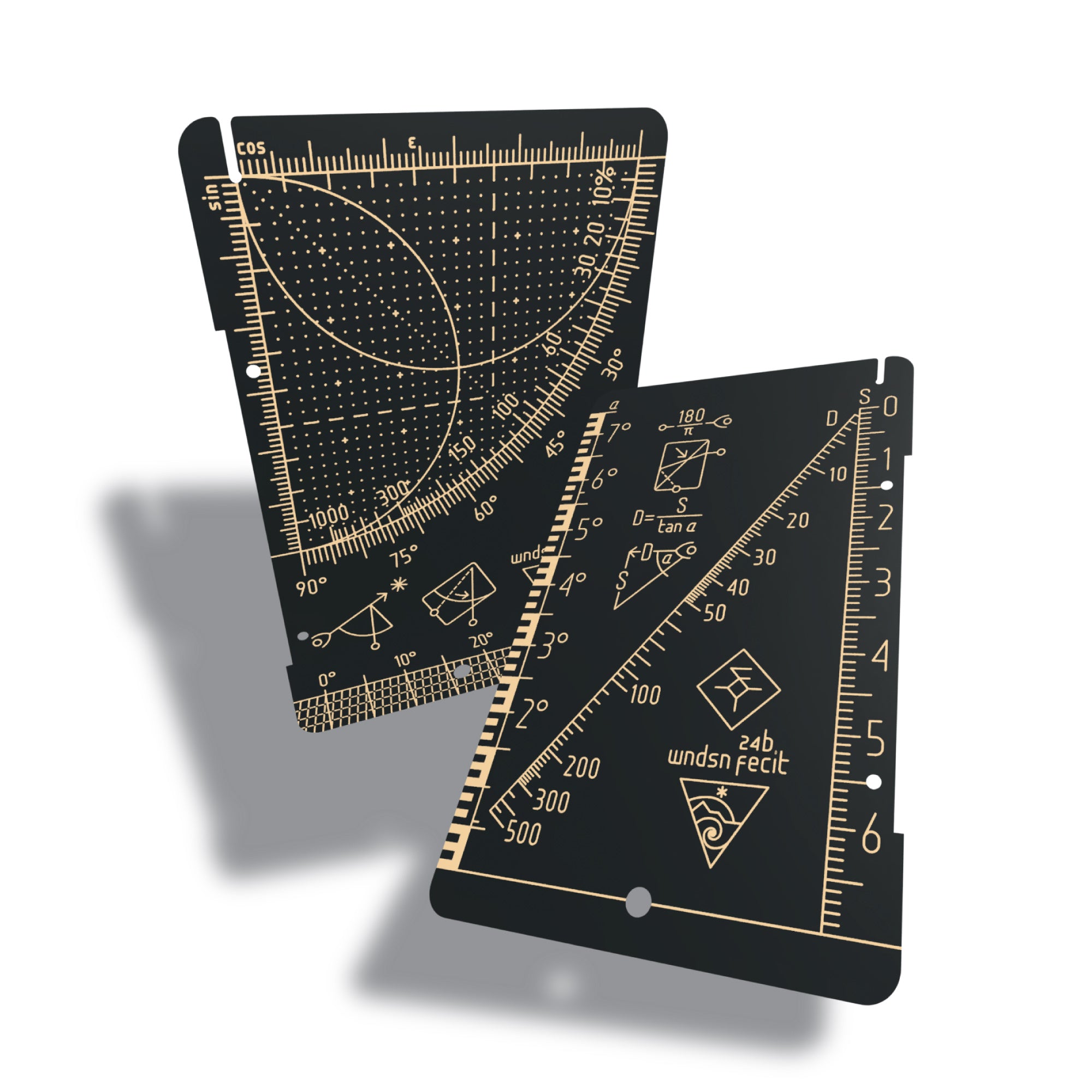 Wndsn Quadrant Telemeter (qTM) 75x7x500q90i30 Black Aluminum